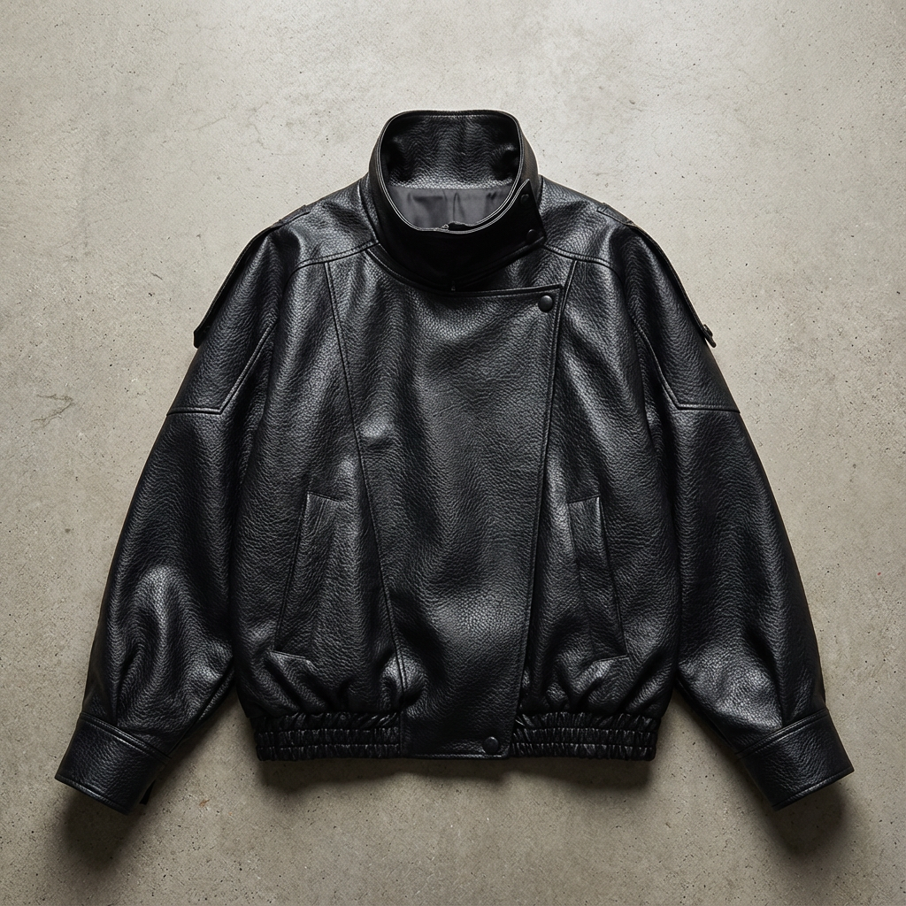 The Milan Pebble Leather Jacket – Theodore Townsend